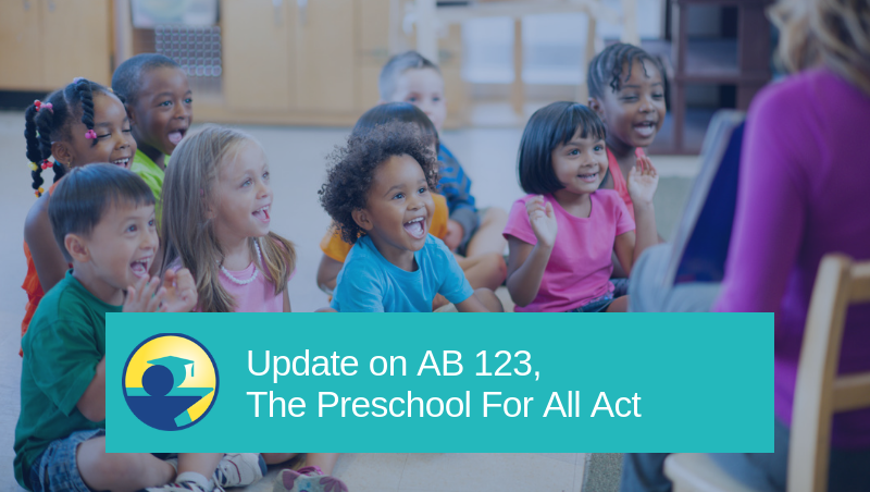 Update on Preschool for All – Early Edge California